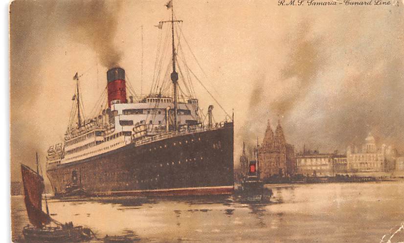 RMS Samaria, Cunard Line Ship Unused | Topics - Other, Postcard ...