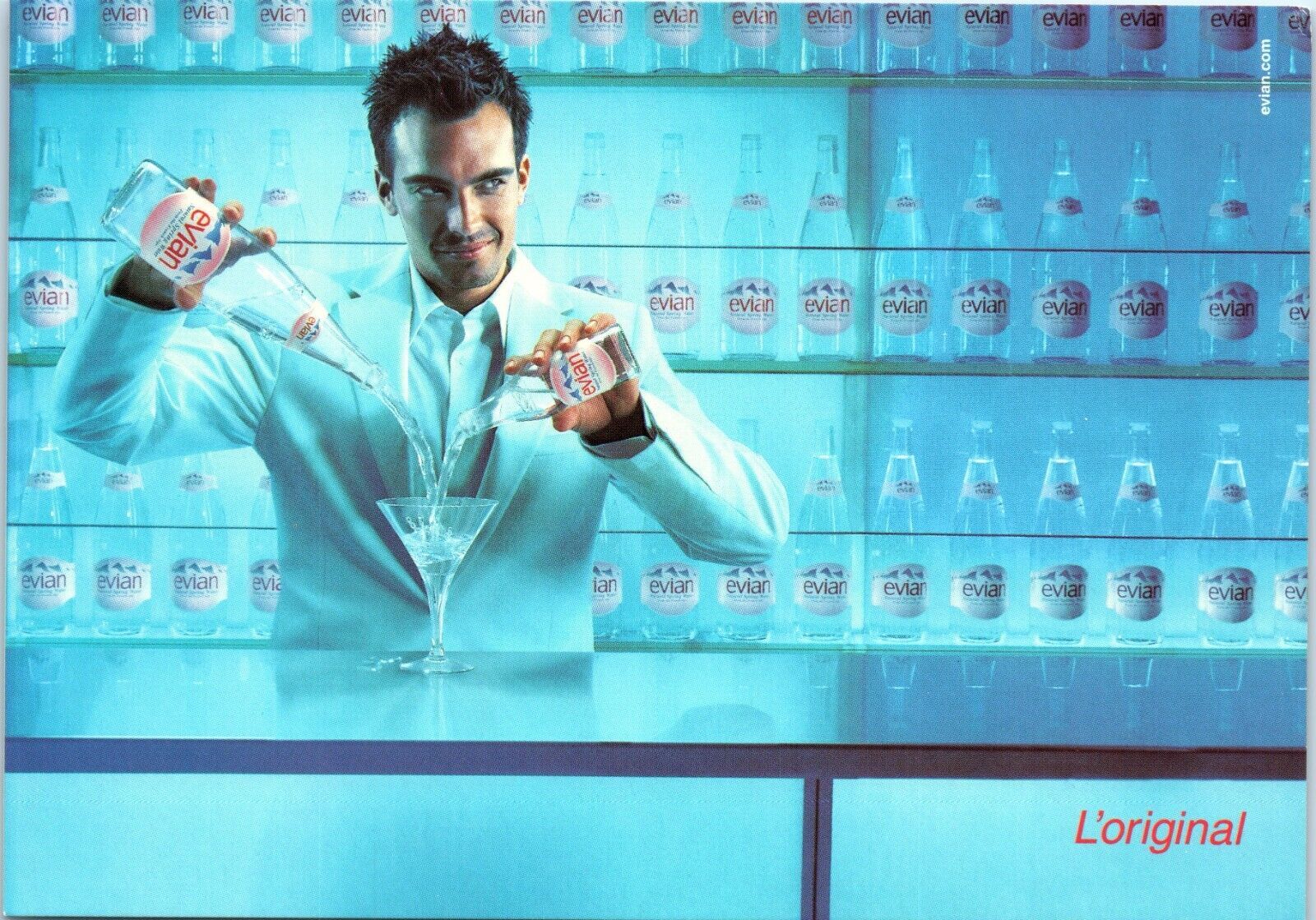 Vintage Postcard Evian Water From the French alps AD 1990s or 2000s 6x4 ...