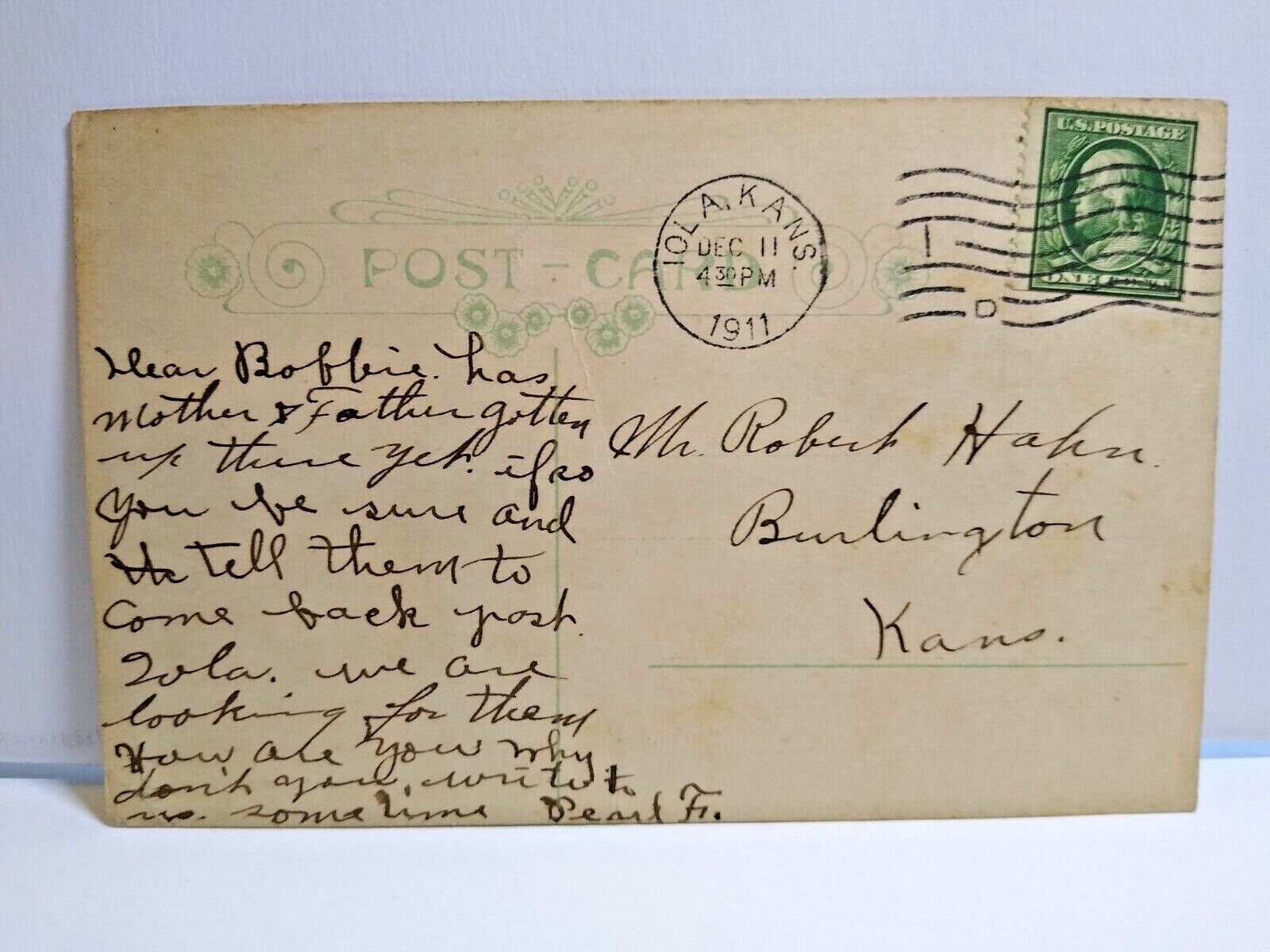 Halloween Postcard Fantasy Goblin JOL Man Anthropomorphic Bernhard Wall ...