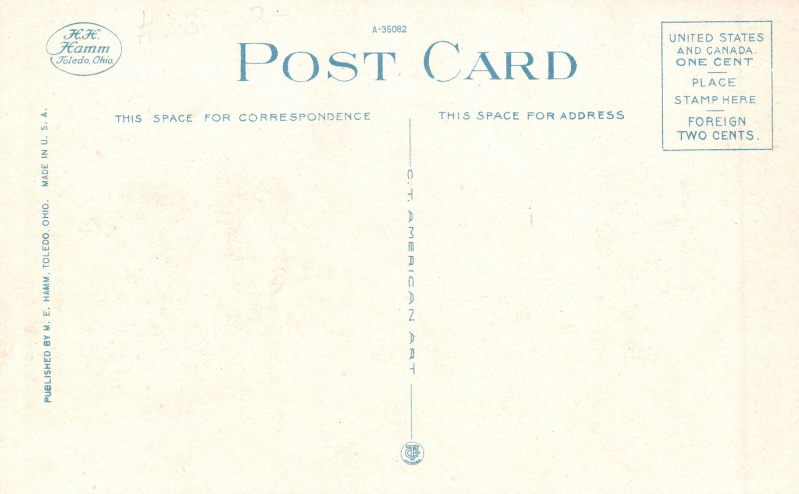 Vintage Postcard 1920's High School Jamestown New York M.E. Hamm ...