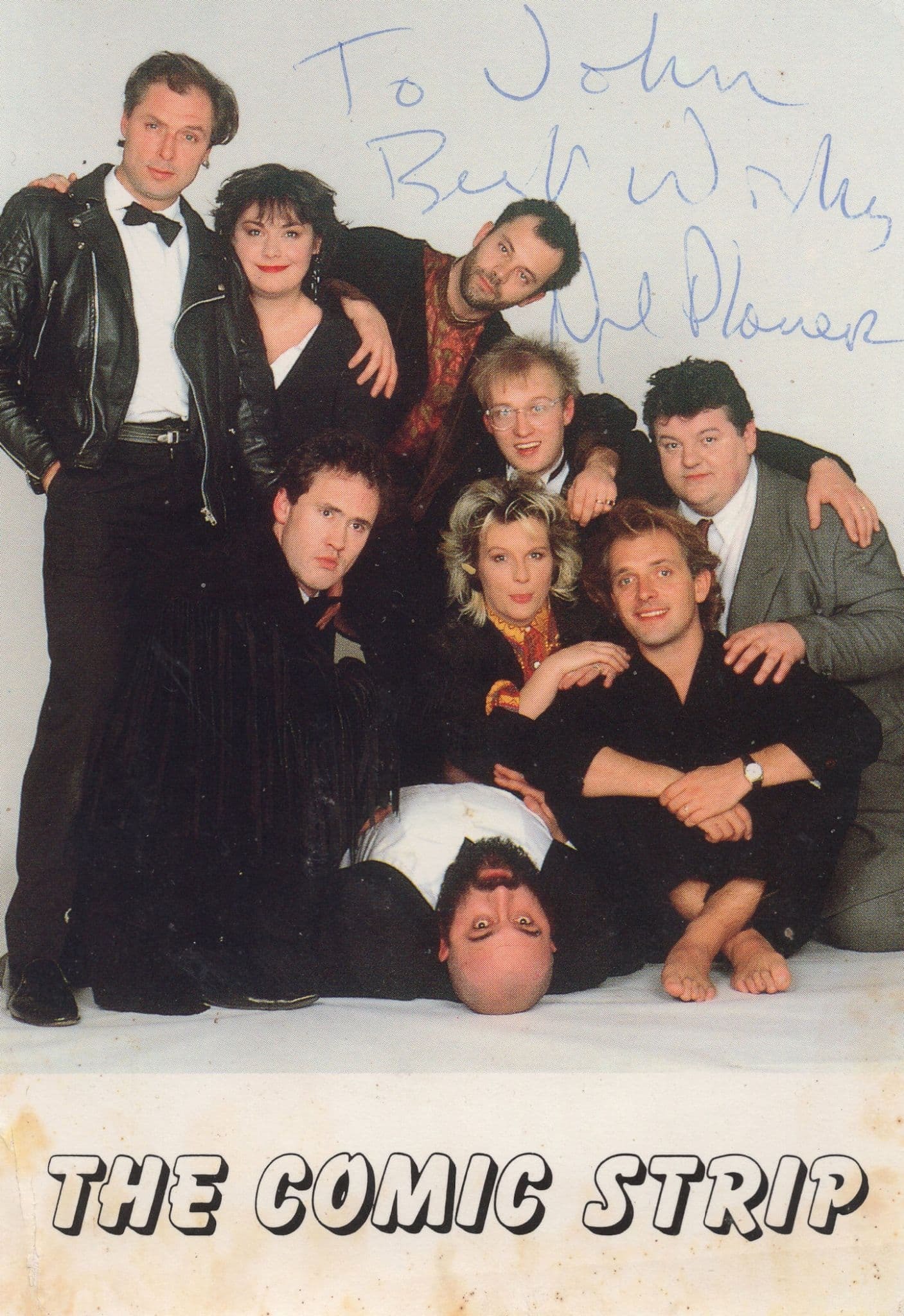 Nigel Planer The Comic Strip Hand Signed Cast Card | Topics ...
