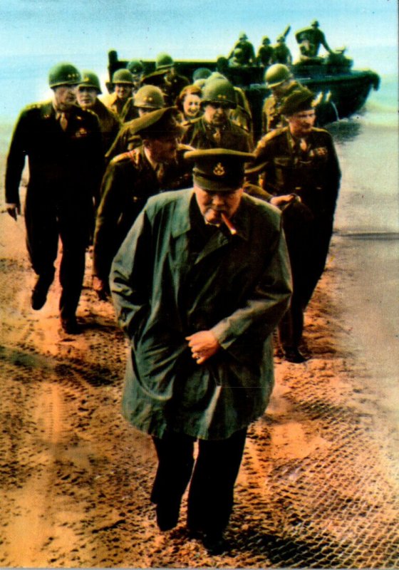 World War II Normandy Winston Churchill | Topics - Militaria - World ...