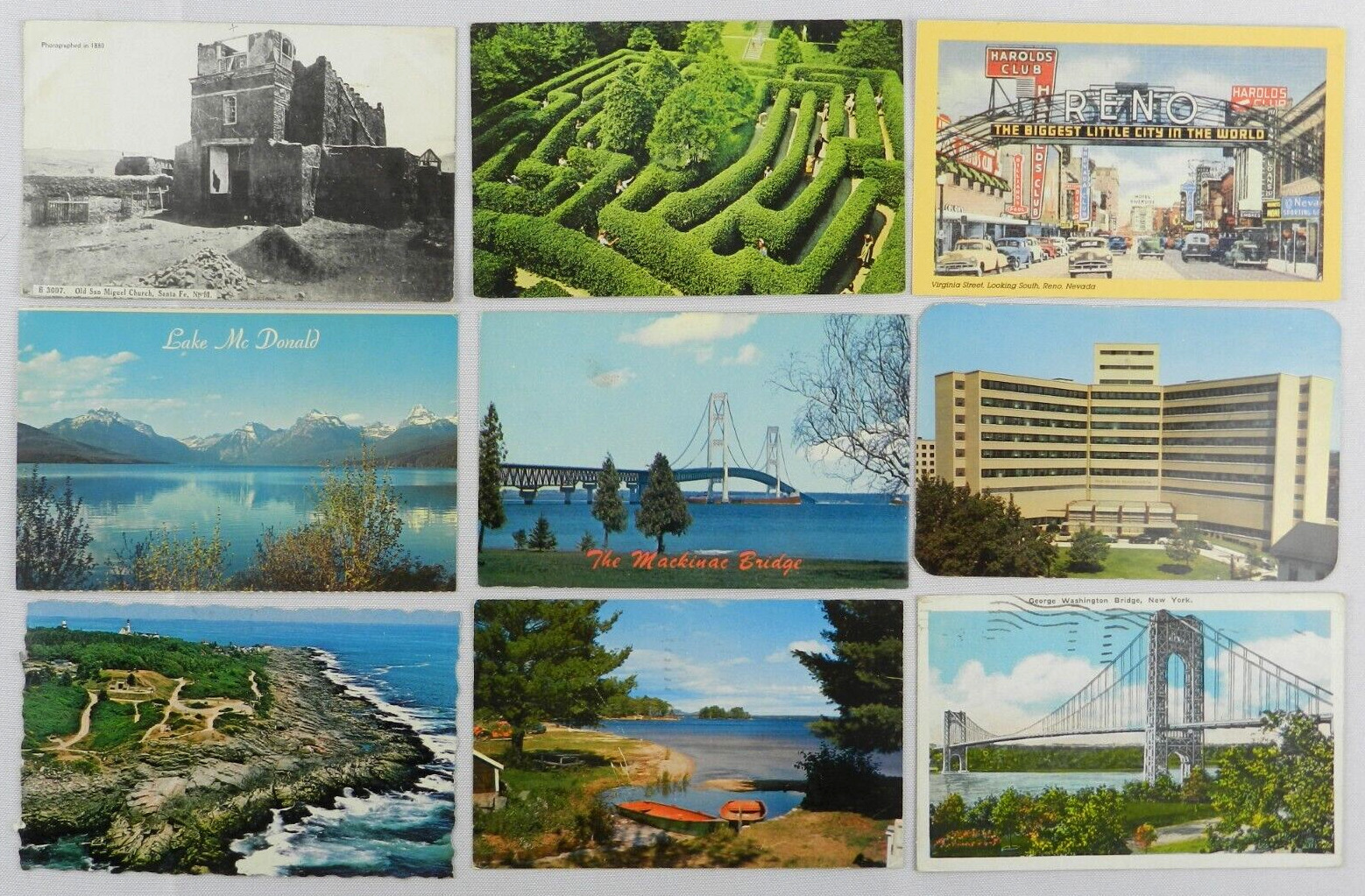 500+ Postcards Large Lot 1900-1970s, US States, RPPC, Vintage Towns and ...