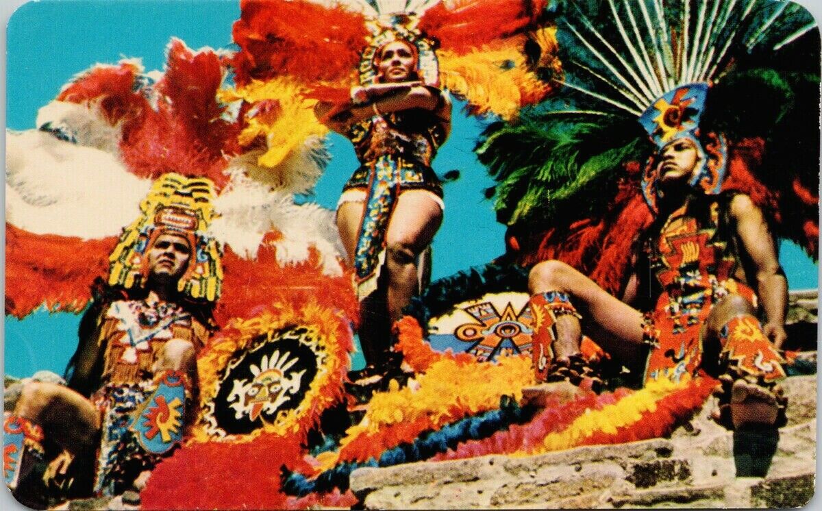 Danzantes Aztecas Aztec Dancers Xochiquetzal Mexico Unused Postcard F52 ...