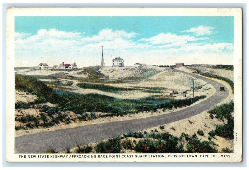 1932 State Highway Coast Guard Station Tower Provincetown Cape Cod MA ...