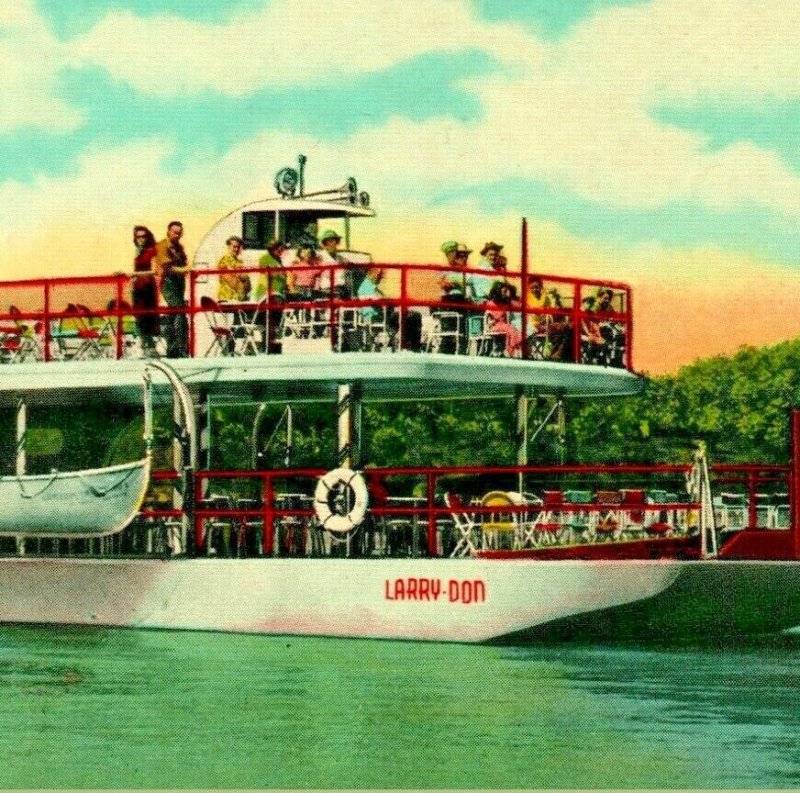 Lake of the Ozarks Missouri MO The "Larry-Don ' Excursion Boat Linen ...