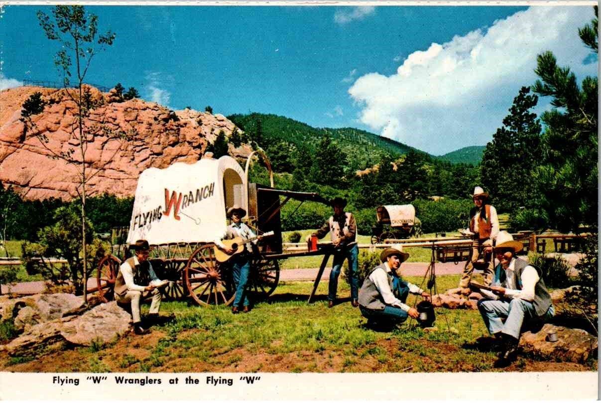 Colorado Springs, Colorado - Flying "W" Wranglers - Flying "W" - Large ...