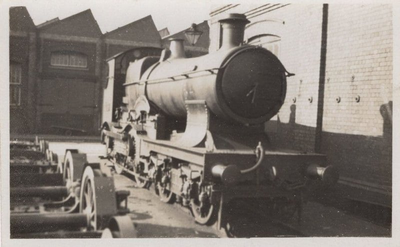 GWR Flower Class 4-4-0 No 3305 4113 Samson Train Rail RPC Postcard ...