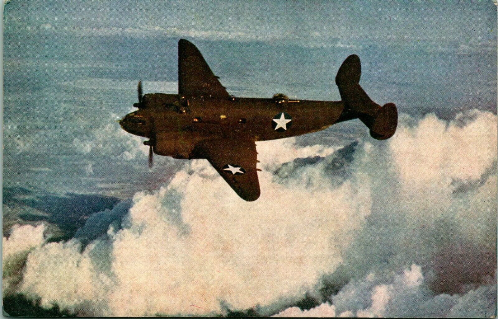 Vtg Postcard Kodachrome Color Card Lockheed Ventura Bomber C107 Eric ...