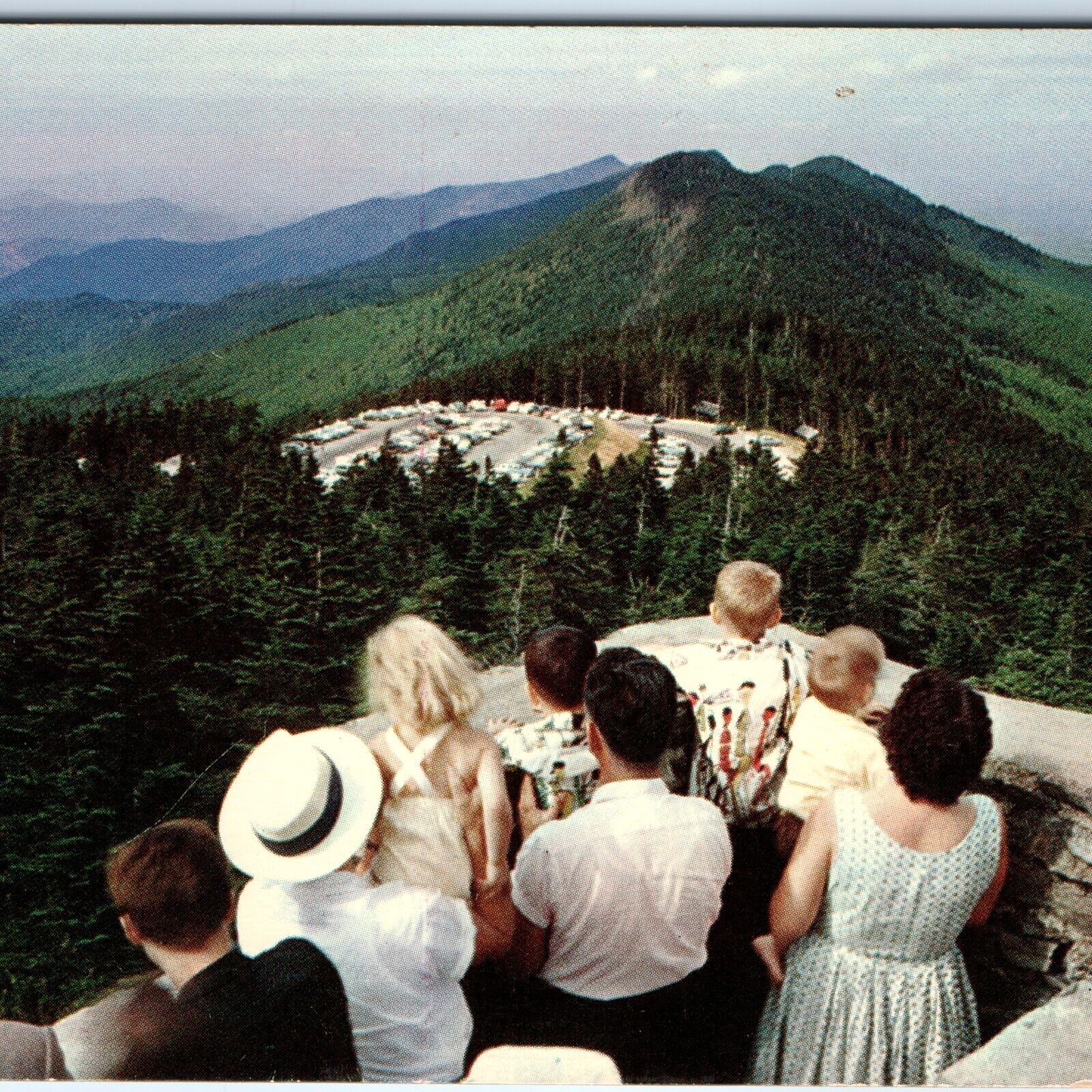 c1960s Pub Linville, NC Crowd Observation Tower Mitchell State Park ...