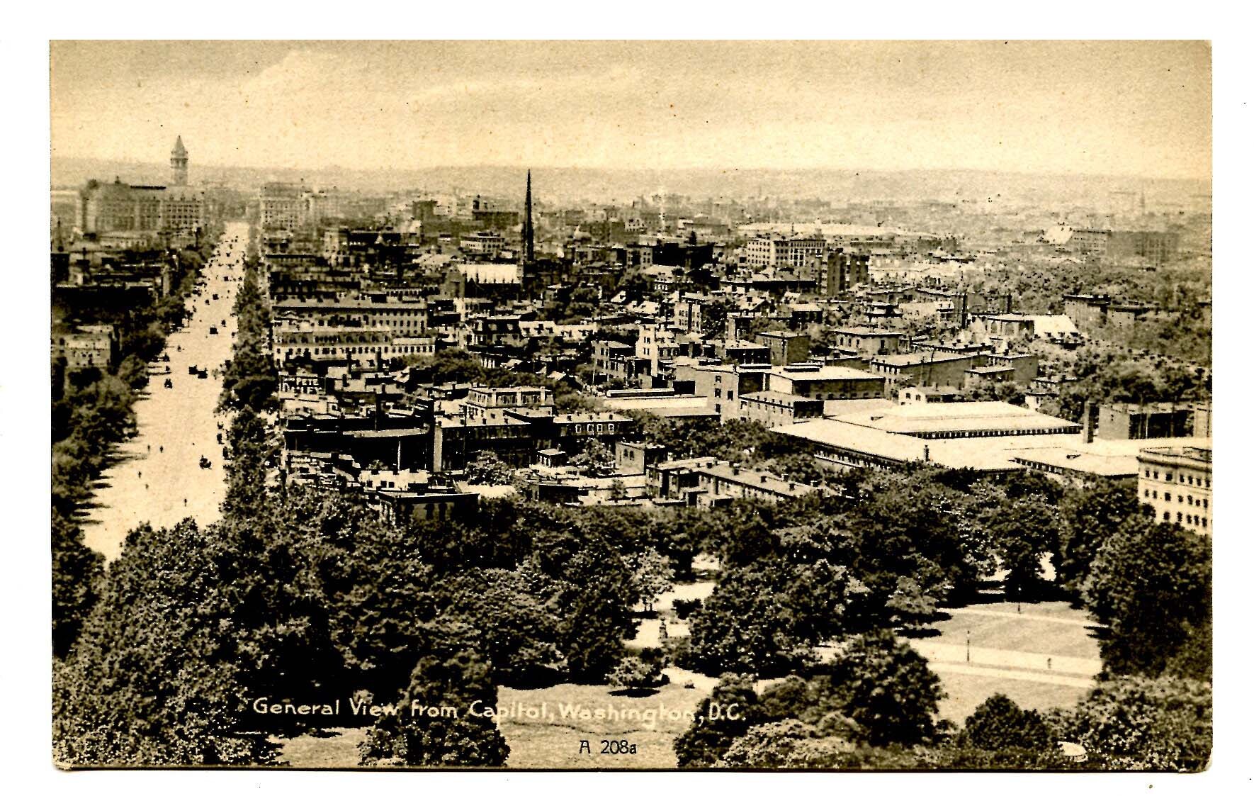 DC - Washington. Bird's Eye View circa 1905 | United States ...