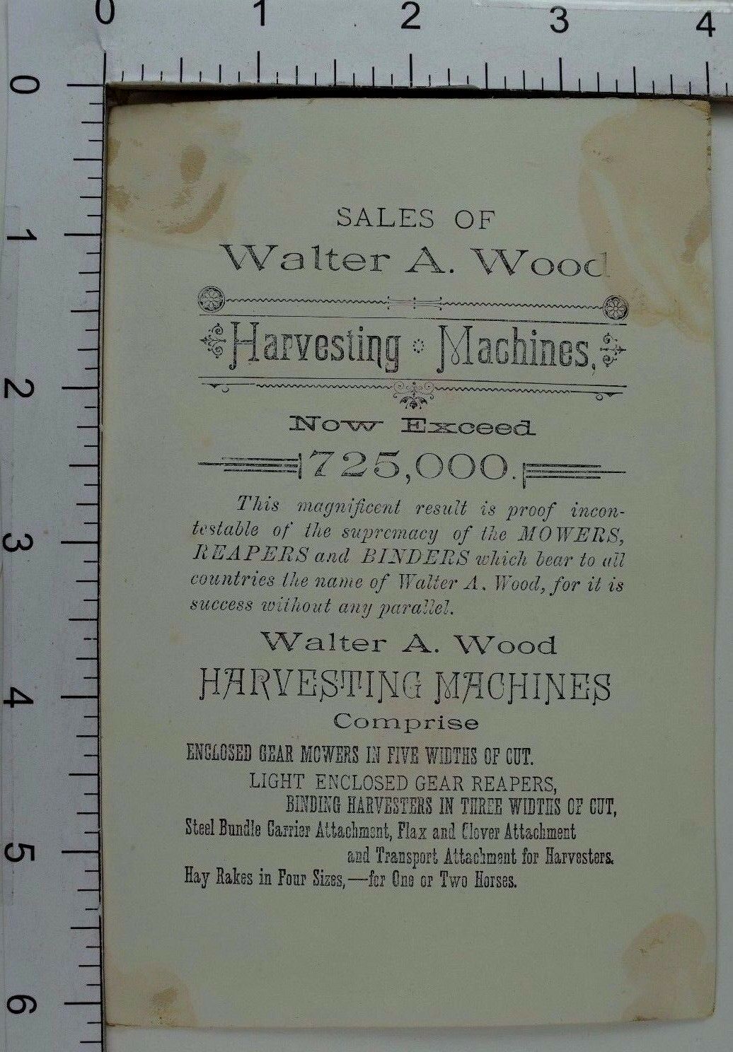 Walter A Wood Mowing & Reaping Machine Co Harvesting Machines Cute Boy ...