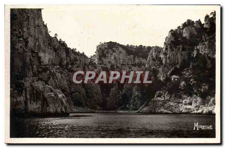 Postcard Old La Provencale Riviera Cassis and its Creeks cove of En Vau ...