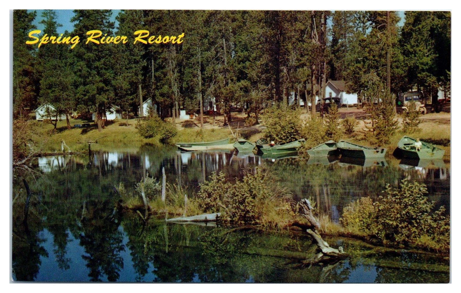 1960s/70s Spring River Resort, Deschutes National Forest Central Oregon ...