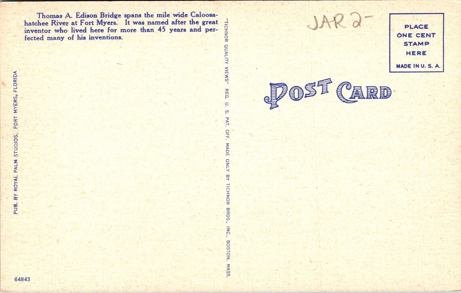 Thomas Edison Memorial Bridge Night View Fort Myers Florida Linen ...