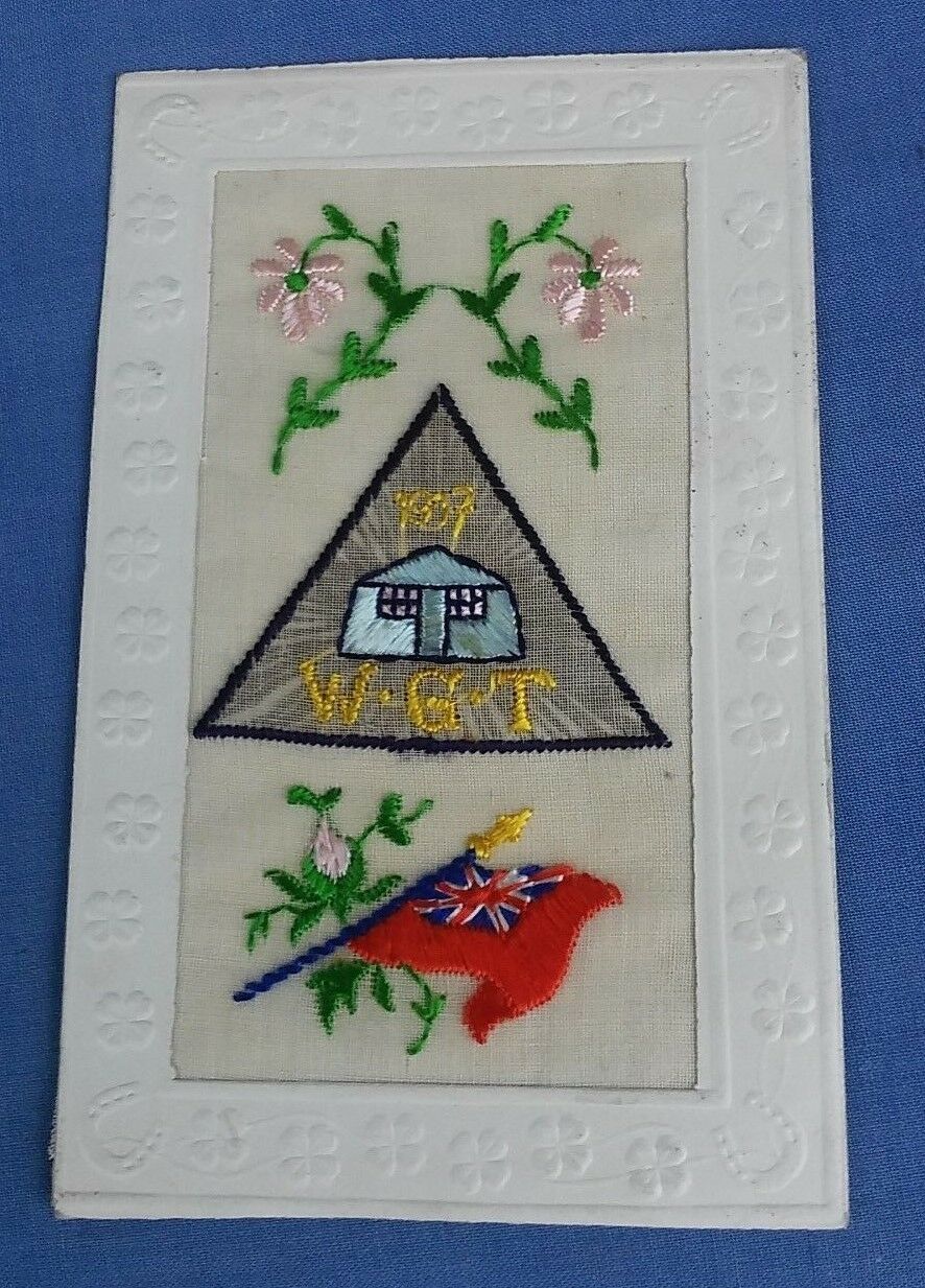 WW1 Silk Embroidered Postcard W.T.G. 1917 Extremely Rare | Topics ...