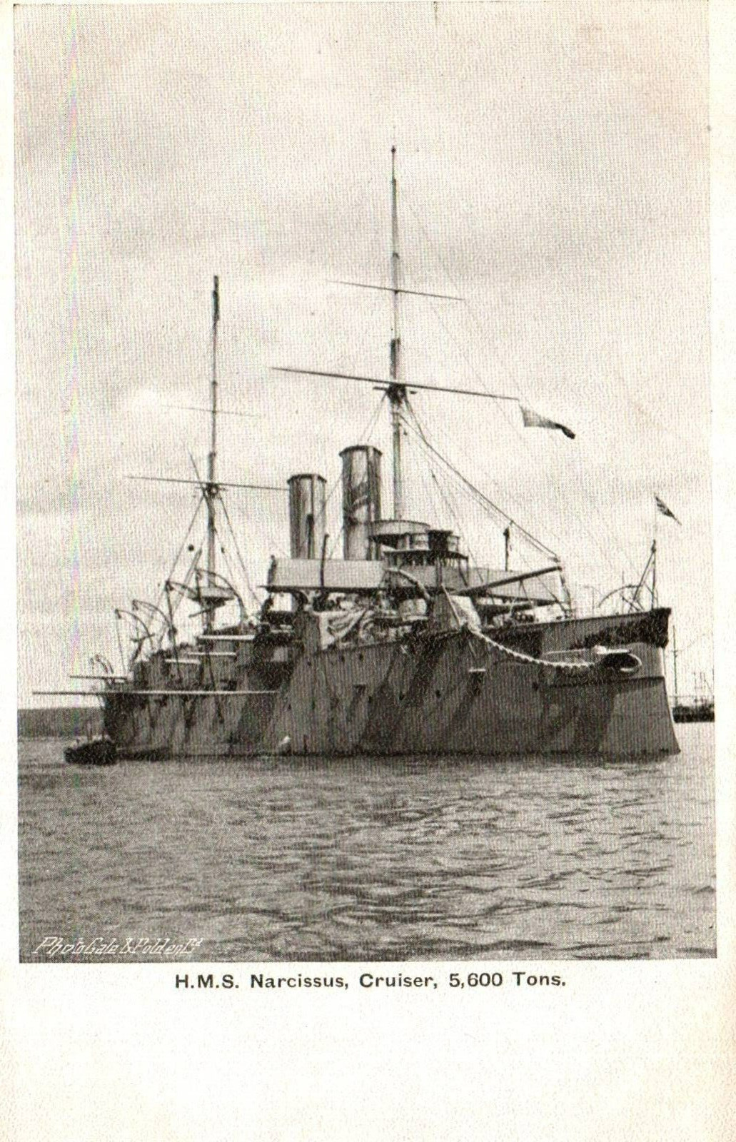 British Royal Navy RPPC Photo HMS Narcissus c.1910s | Other / Unsorted ...