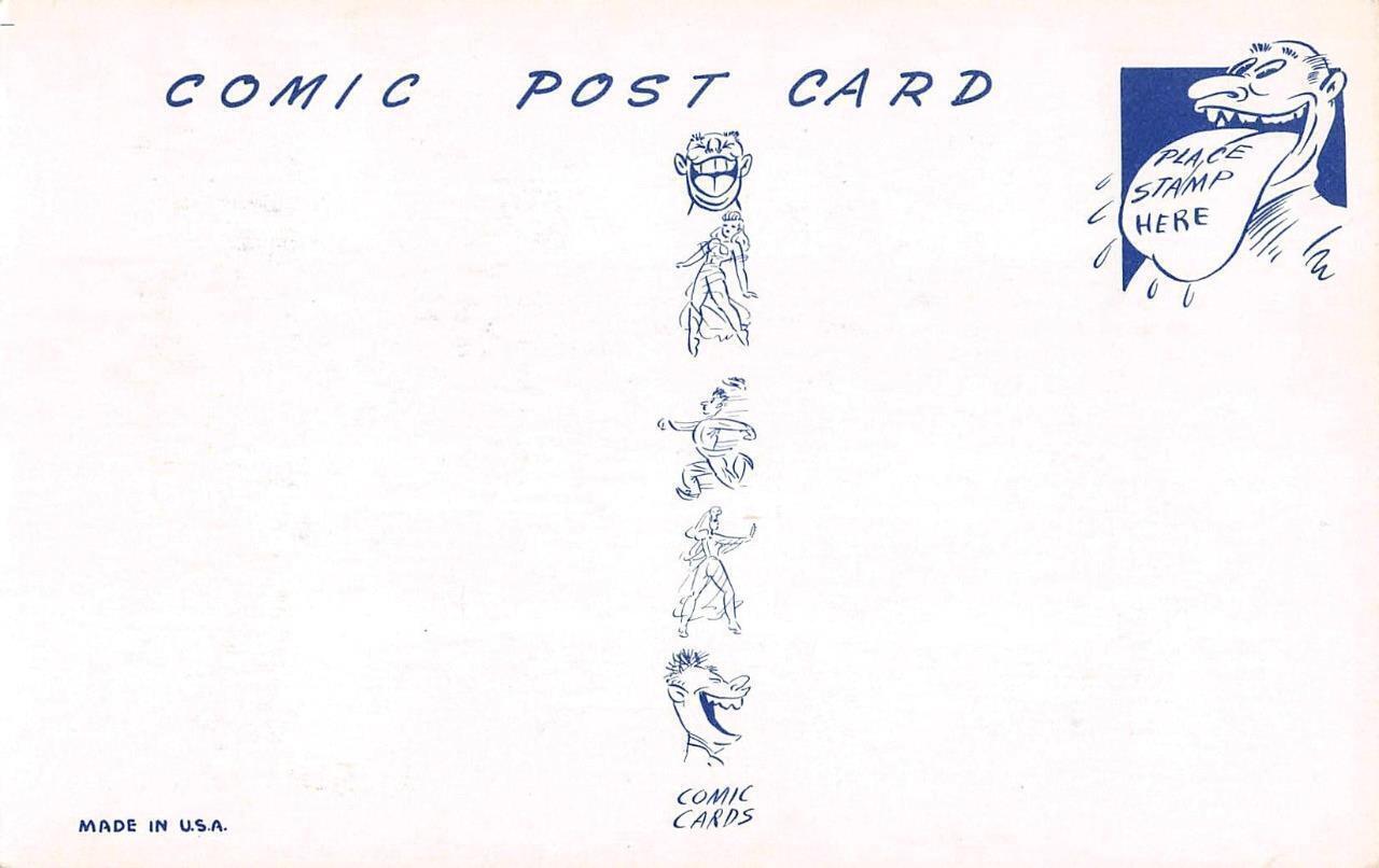 "Sum Fun Tu" Risque Comic Asian Girls Japanese 1950s Vintage Postcard ...