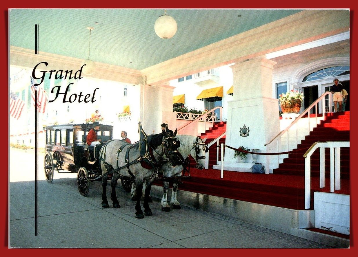 Michigan, Mackinac Island - Grand Hotel - [MI-292X] | United States ...