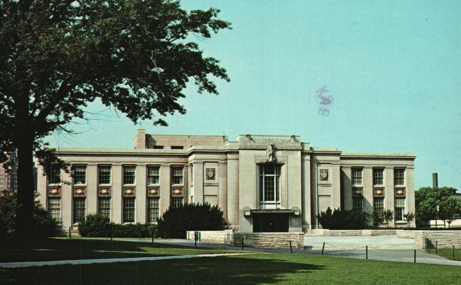 Vintage Postcard Tomlinson Hall Student Student Union Case Western ...