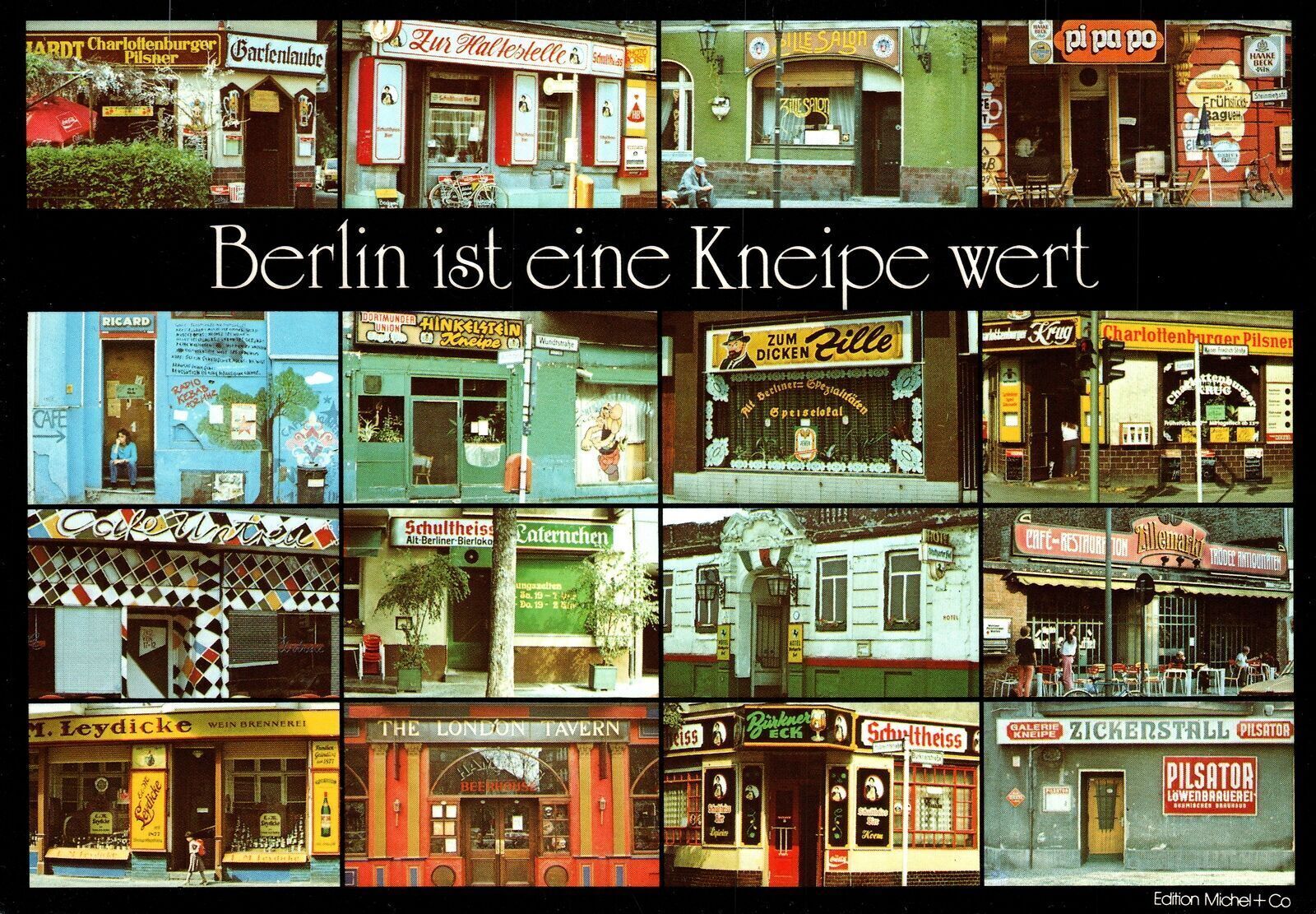 Taverns Pubs and Bars in Berlin Germany Multi-View Continental Size ...