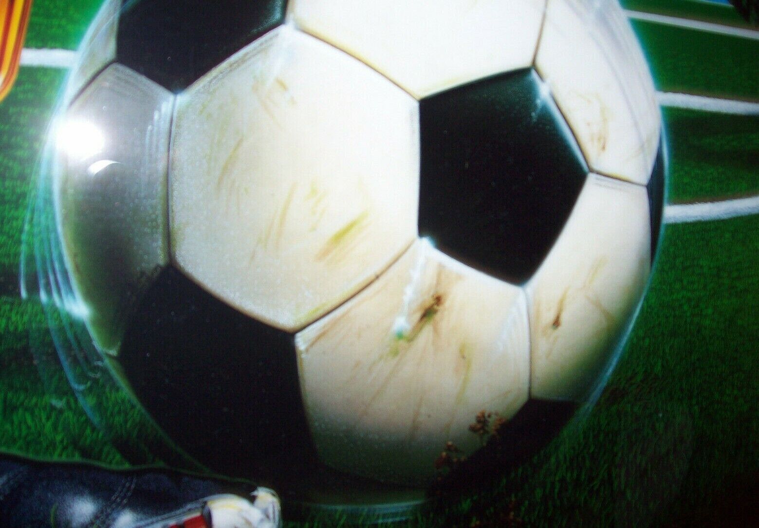 World Challenge Soccer Pinball Machine Translite Artwork Sheet 1994 NOS ...