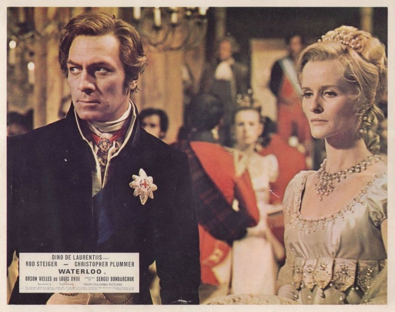Rod Steiger Christopher Plummer Waterloo Film 1970 Lobby Card | Topics ...