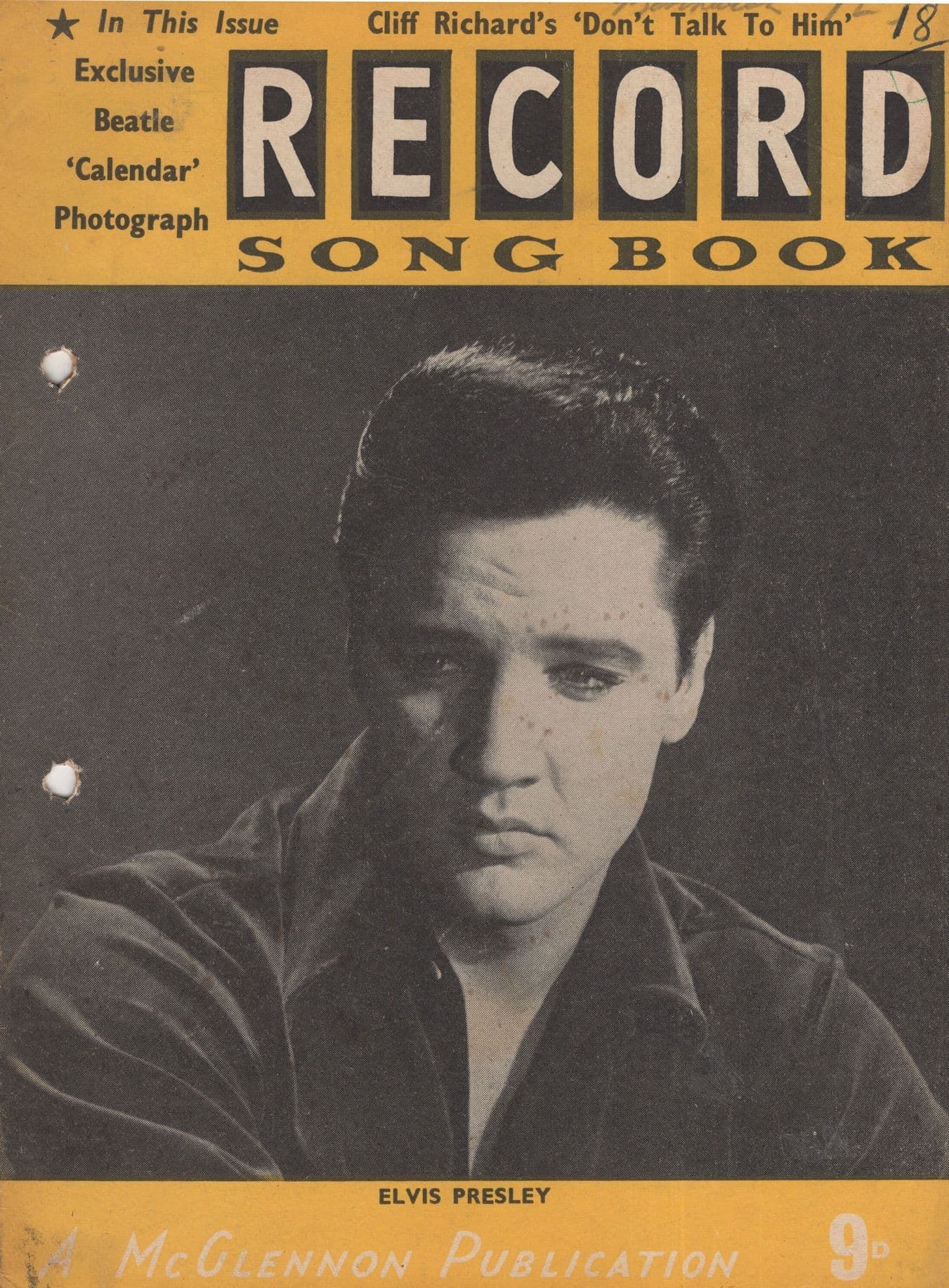 Elvis Presley 1960s Old Photo Record Song Book Lyrics Rare Magazine ...