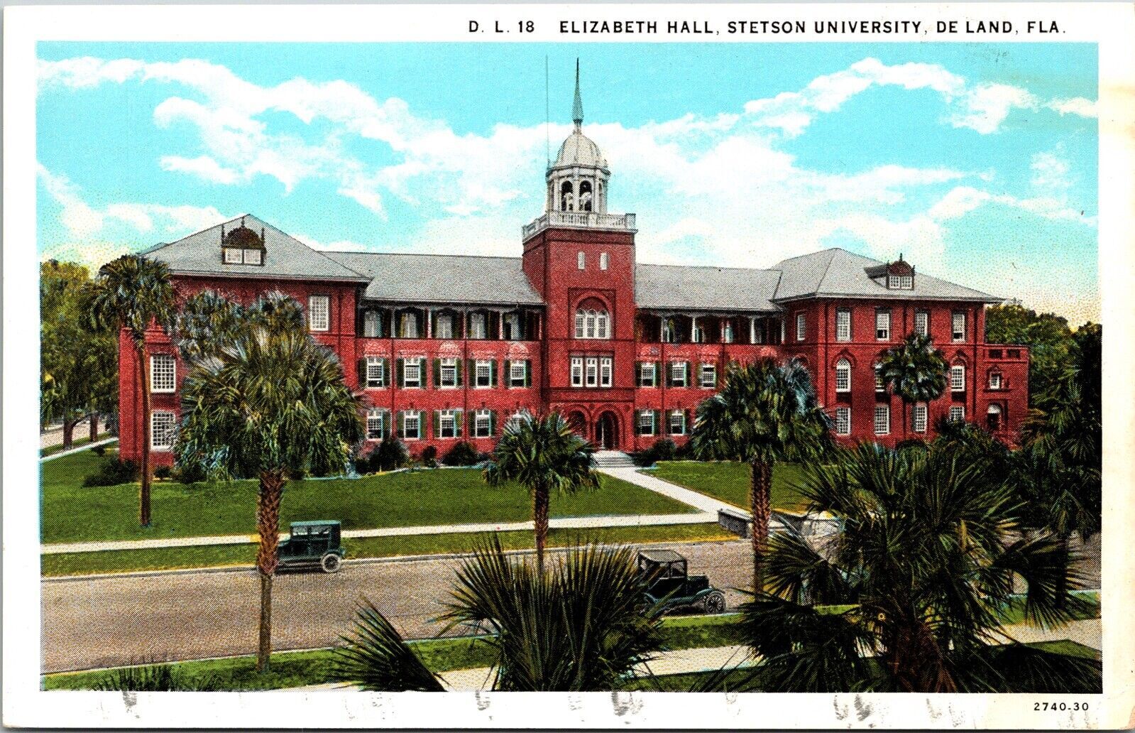 Elizabeth Hall Stetson University De Land Florida Old Car Ct American ...