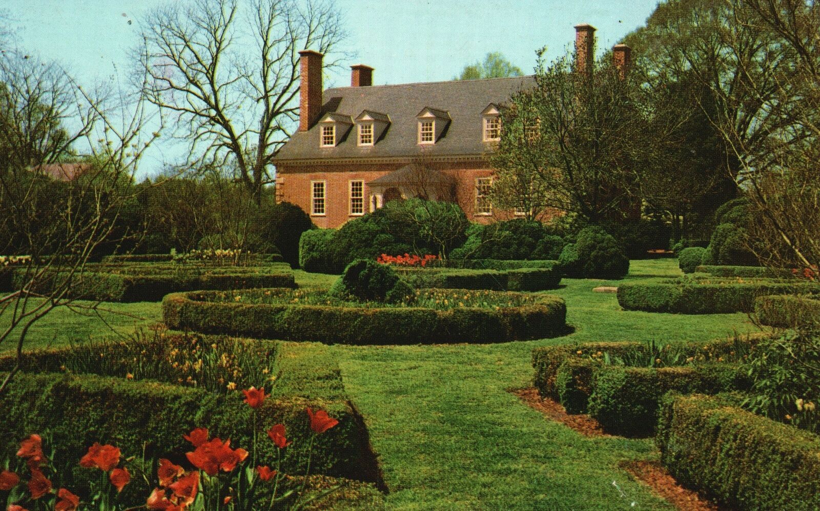 Vintage Postcard River Front Home Of George Mason Gunston Hall Lorton ...