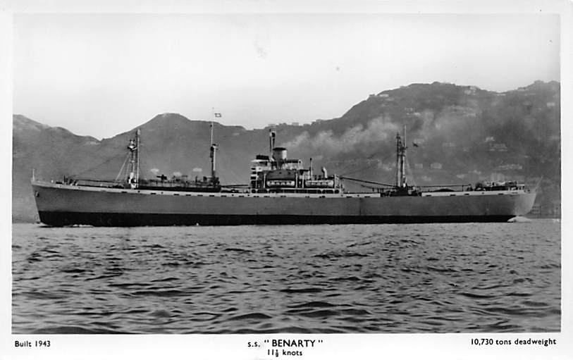 SS Benarty Ben Line Ship Unused | Topics - Other, Postcard / HipPostcard