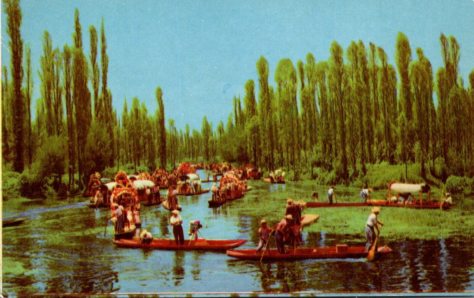Mexico Lago De Xochimilco Floating Gardens Of Xochimilco | Latin ...