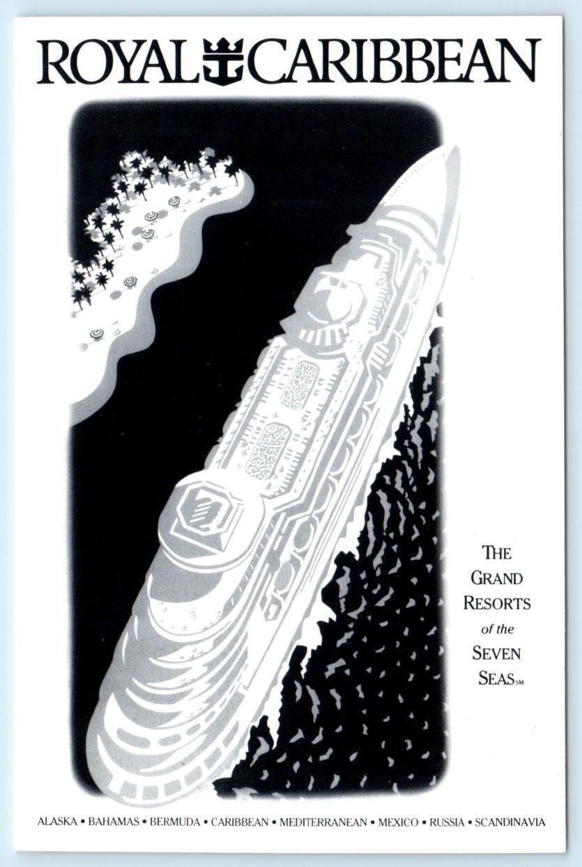 ROYAL CARIBBEAN Cruise Ship Advertising 1992 ~ 4"x6" Postcard ...