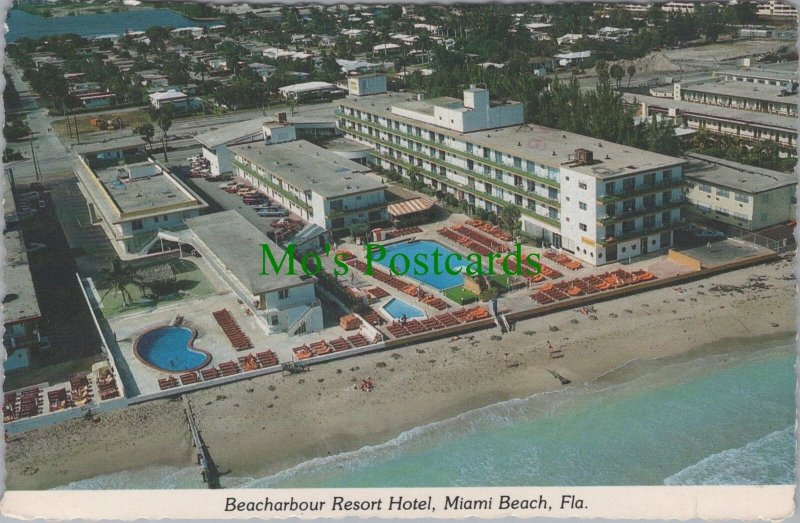 America Postcard-Miami, Florida, Beacharbour Resort Hotel, Posted 1983 ...