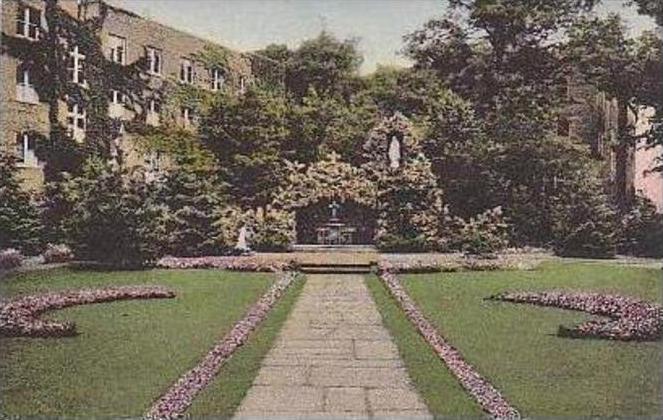 Michigan Orchard Lake Grotto S S Cyril Methodius Seminary Handcolored ...