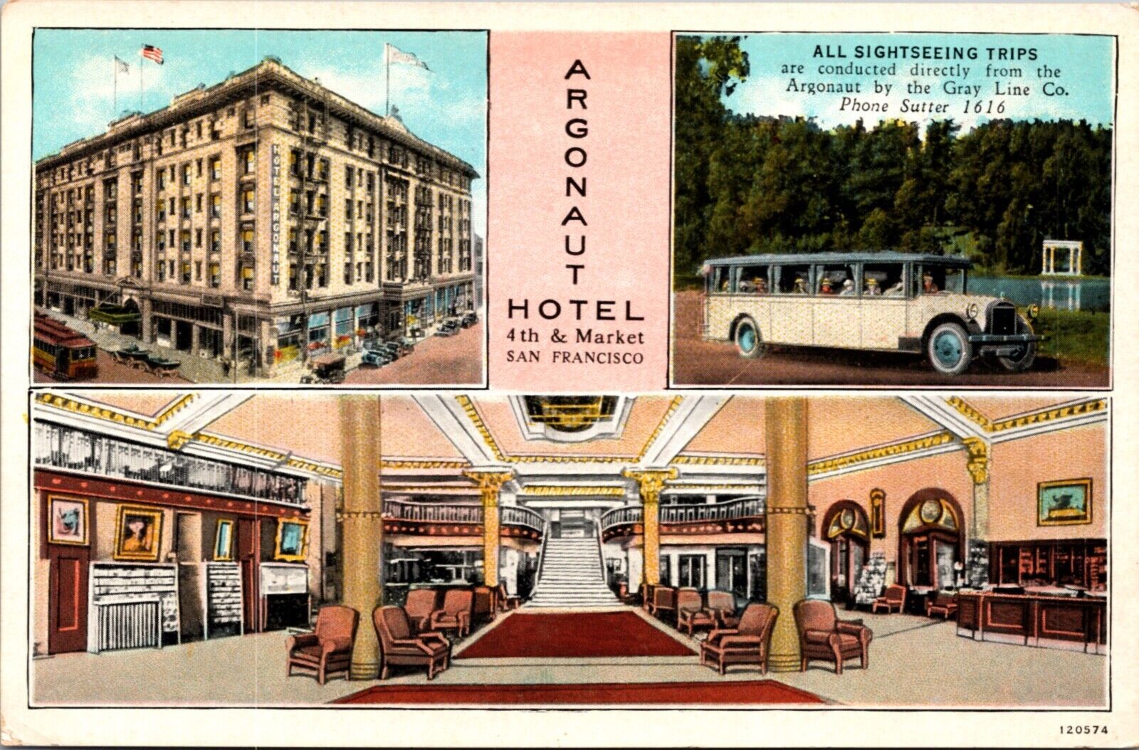 PC Argonaut Hotel 4th and Market San Francisco, California Sightseeing ...
