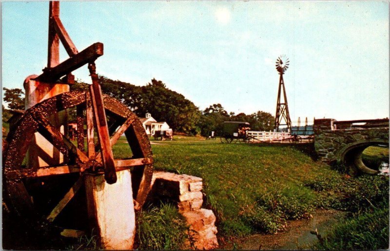 Pennsylvania Amish Country Amish Farm Water Wheel | United States ...