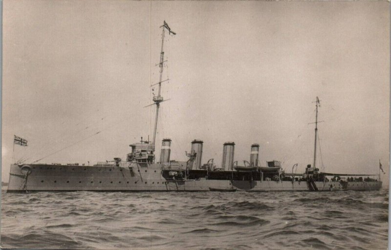 RPPC Photo British Royal Navy WWI HMS Boadicea Cruiser | Other ...