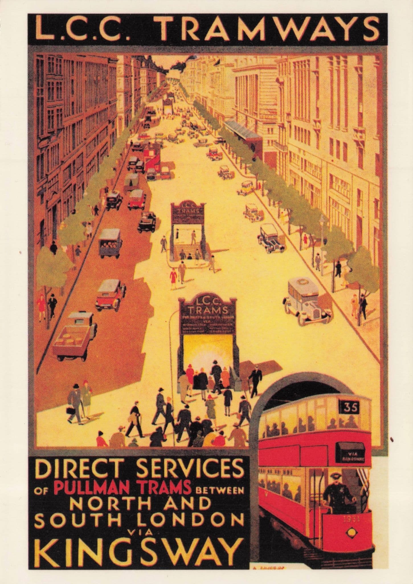 LCC Tramways 1931 Brochure London Transport Postcard | Topics ...
