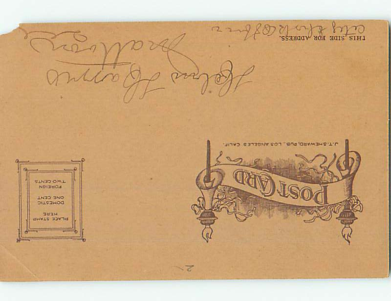 Pre-1907 Comic Tall Gawky Looking Woman With Very Large Shoes Hq8529 ...