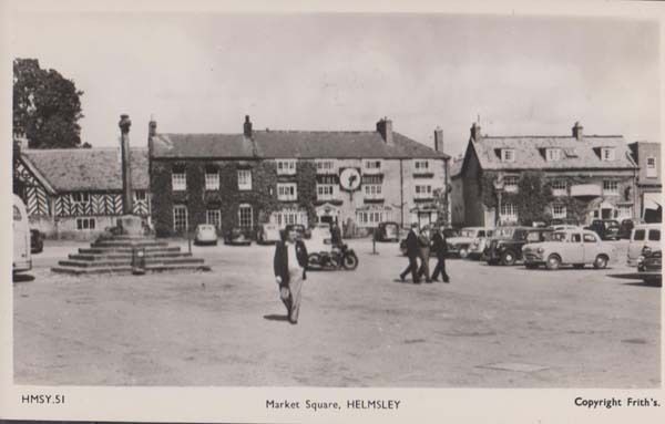 Helmsley Market Square Yorkshire Street Scene Vintage Postcard | Europe ...
