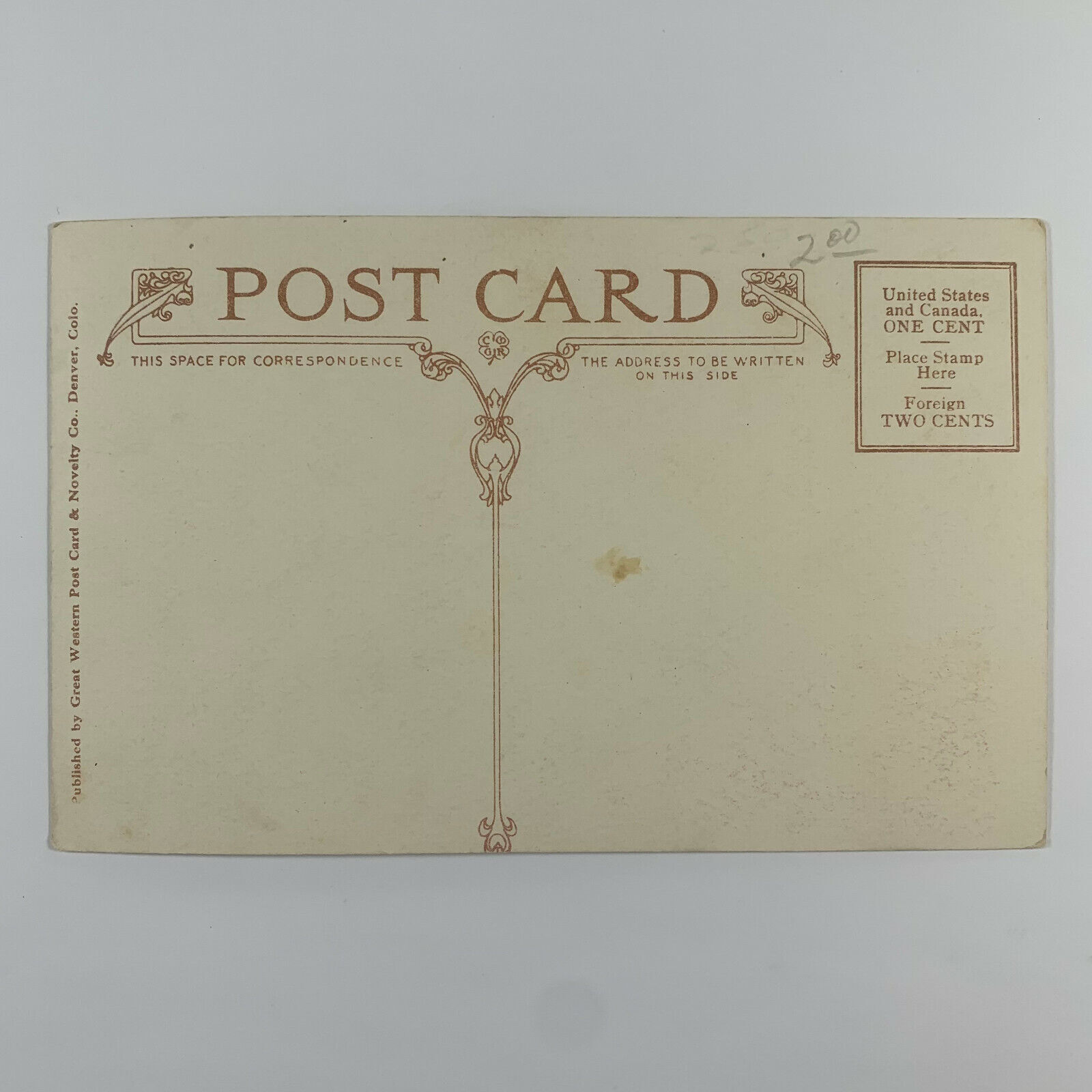Postcard Colorado Mt McClellan CO Summit Argentine Central Railroad ...