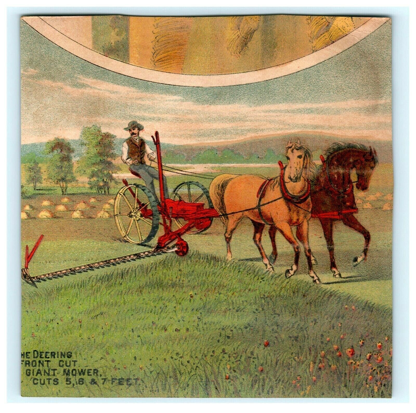 1880s Deering Farming Equipment Mower Reaper Scrap Lot Of 4 #5C ...