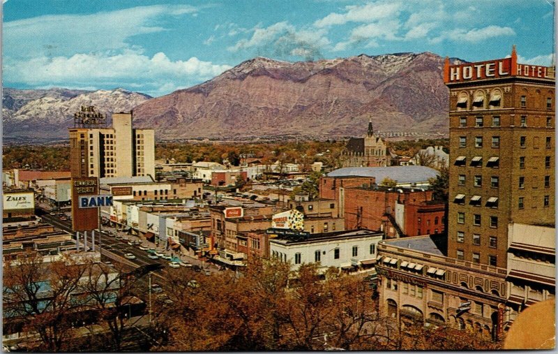 Vtg Ogden Utah UT Street View Skykine Downtown Wonder Bread 1960s ...