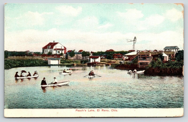 El Reno Oklahoma~Sam Peach's Lake Boaters~Recreation Park Pavilion ...