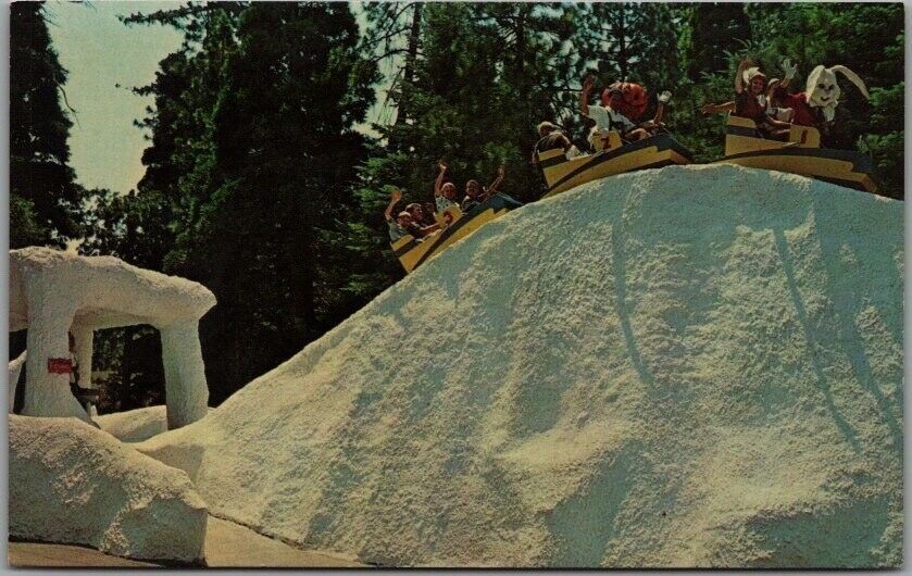 1960s Skyforest, California Postcard SANTA'S VILLAGE / Bobsled Ride ...