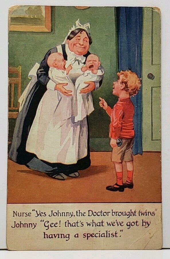 Yes Johnny, Doctor Brought Twins, Thats what we get with Specialist ...