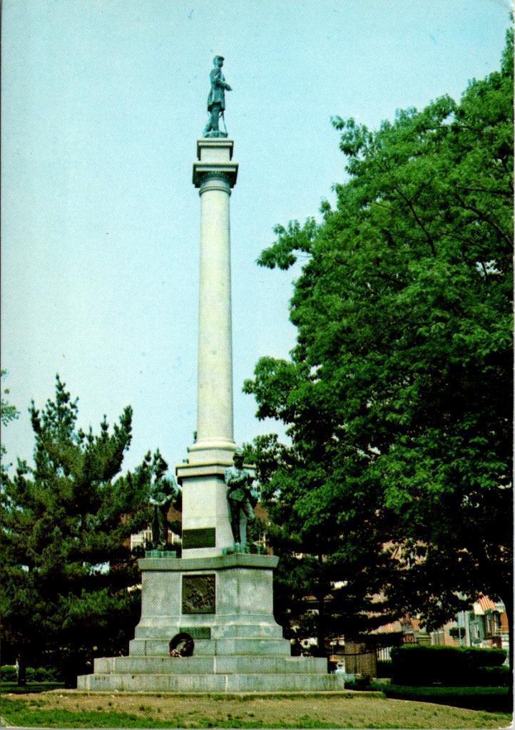 Athens, OH Ohio CIVIL WAR MONUMENT Military Statue 4X6 Continental ...