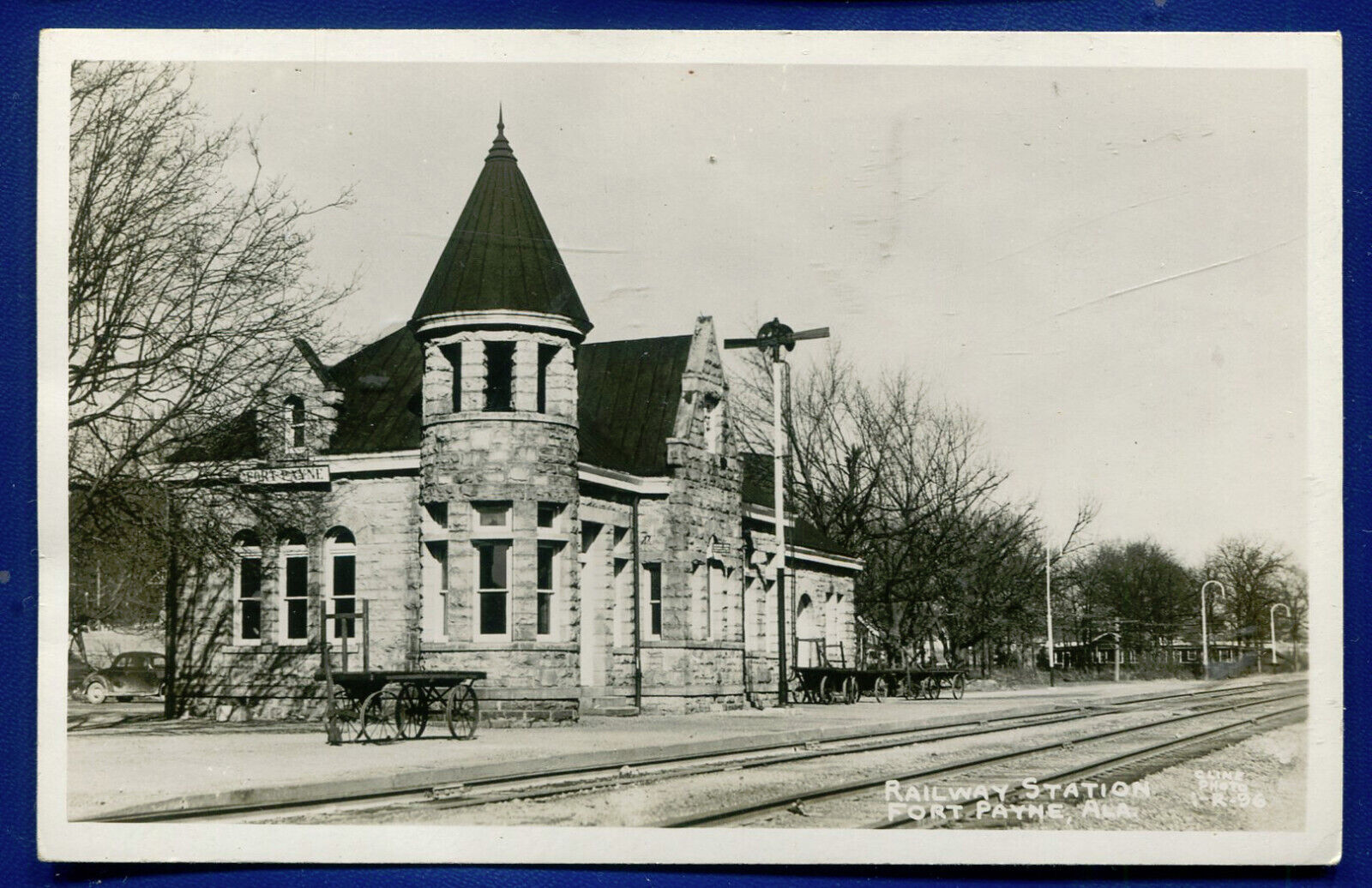 Railway Station Depot Fort Payne Alabama al Real Photo Postcard ...