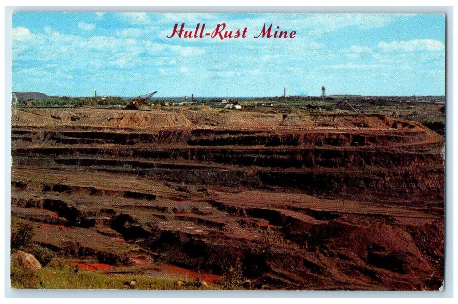 c1960 Hull-Rust Mine Largest Iron Mine In The World Missoula Montana MT ...